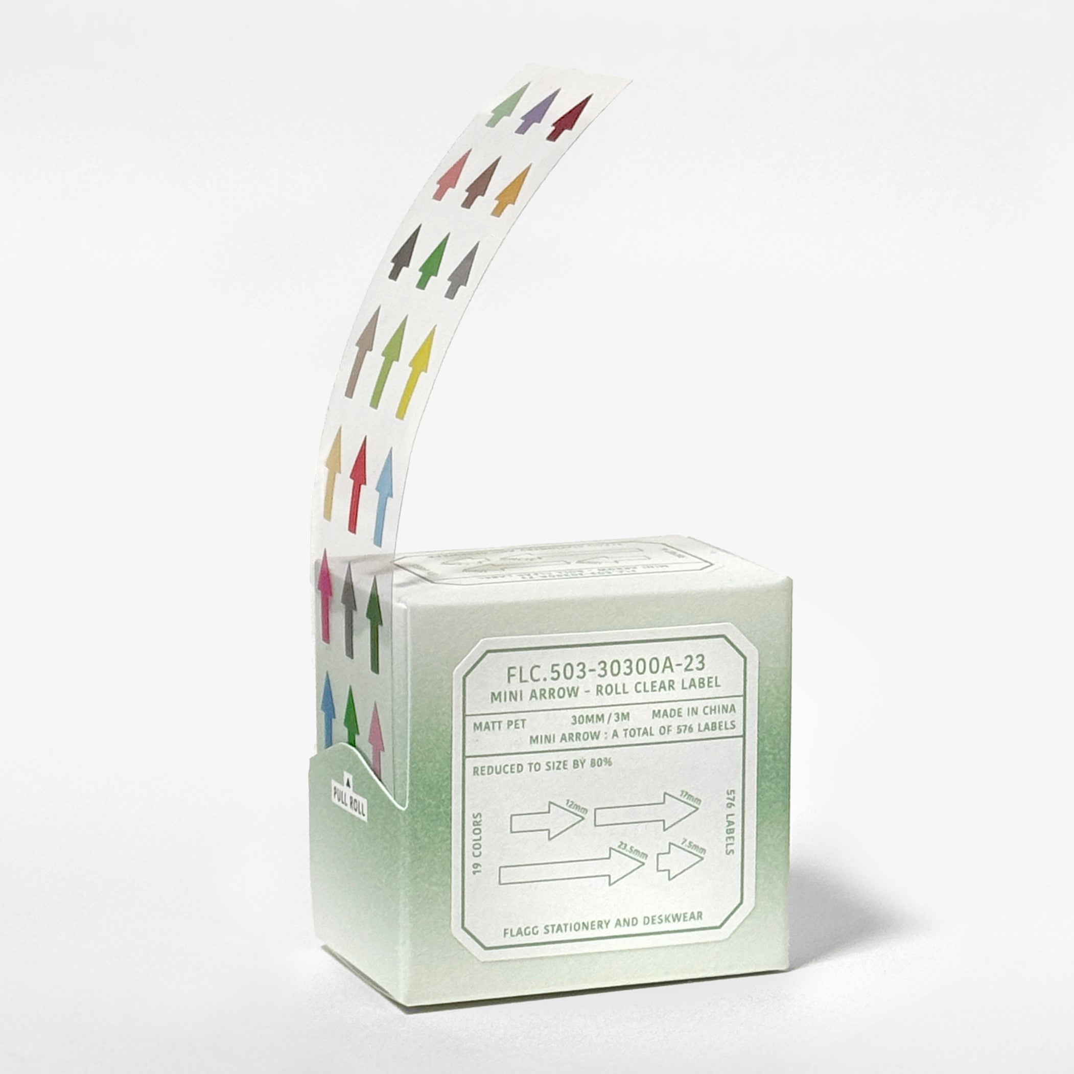 Flagg: [Mini Arrow] Roll Clear Label – Tabiyo Shop