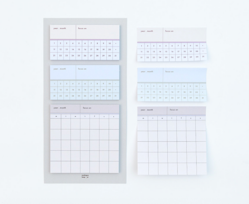 AK: Sticky Tracker - Month – Tabiyo Shop