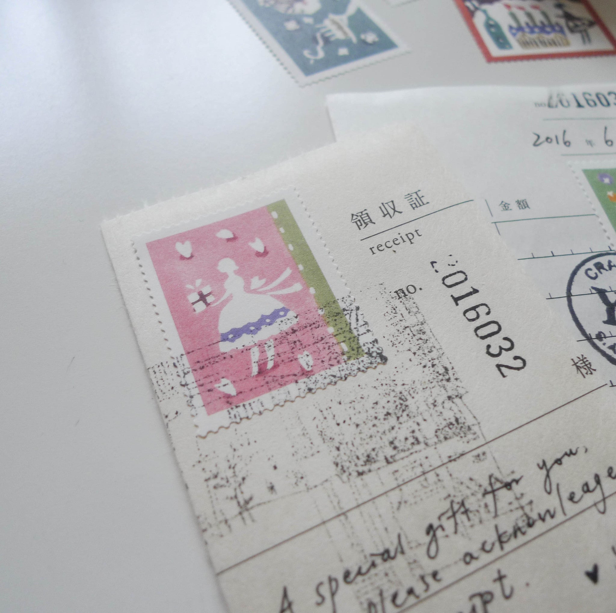 [Discontinued] Mihoko Seki x Classiky: Water-activated Stamp Stickers ...
