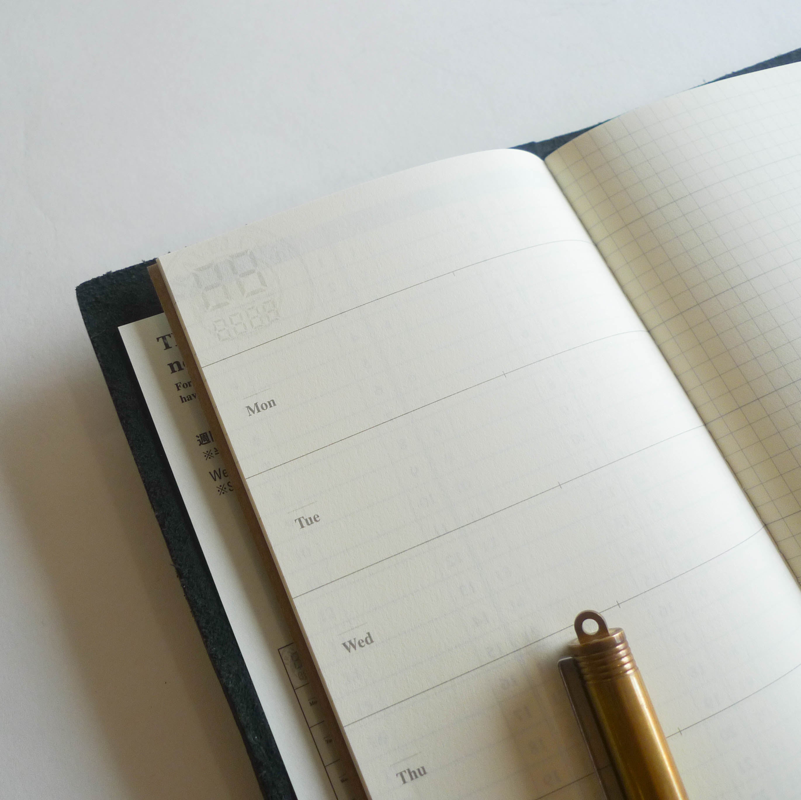 019 Refill Free Diary - Weekly + Memo (Regular Size) – Tabiyo Shop